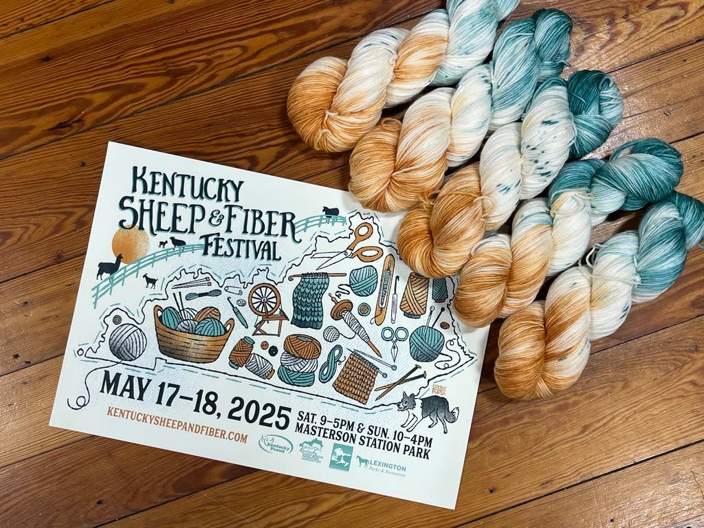 Happy Habit Hand Dyed KSFF 2025 yarn | Creative Twist Studio